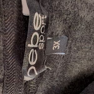 bebe | Tops | Bebe Velour Zip Hoodie 3x Nwt | Poshmark